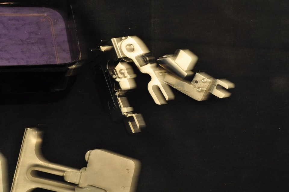 Greist Sewing Machine Attachment Set – Hemmer Tucker Ruffler Binder | eBay