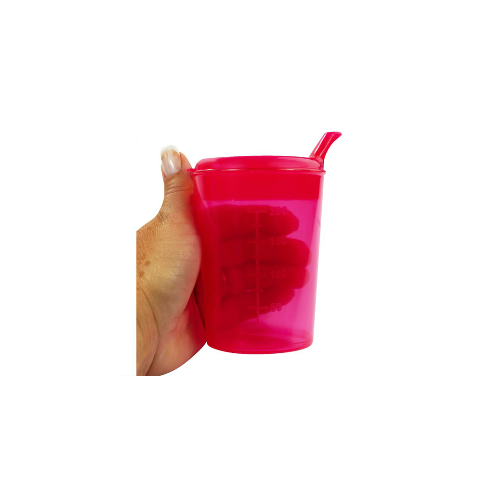 3x Adult Drinking Beakers 250ml Feeding Plastic Cup Convalescent 4mm ...