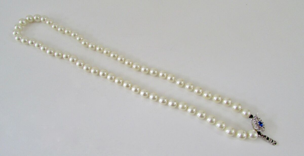 Camrose Kross Jacqueline Kennedy JBK Pearl And Sapphire Camrose Kross Jacqueline Kennedy JBK Pearl And Sapphire