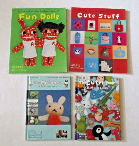 Mixed Lot 4 Aranzi Aronzo Craft Books the cute book, the cuter book ...