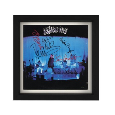 Genesis Band Fully Signed / Autographed "Genesis Live" Album Cover ...