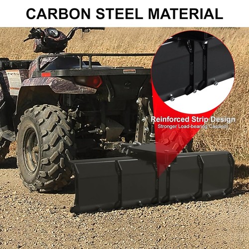 42'' ATV/UTV Scrape Blade 3-Point Tow Behind Box Scraper Blade w/ 2 ...
