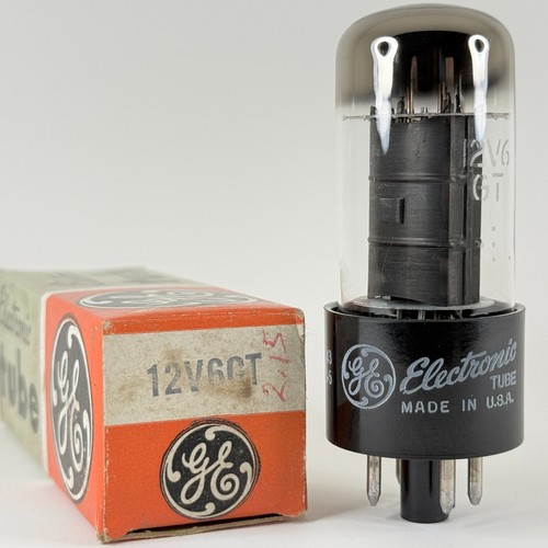 (1) Tested GE 12V6GT Tube with Box Date Code 60-43 Beam Power Tube | eBay