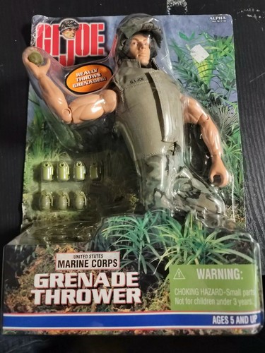 GI Joe 1999 United States Marine Corps GRENADE THROWER Alpha Hasbro | eBay