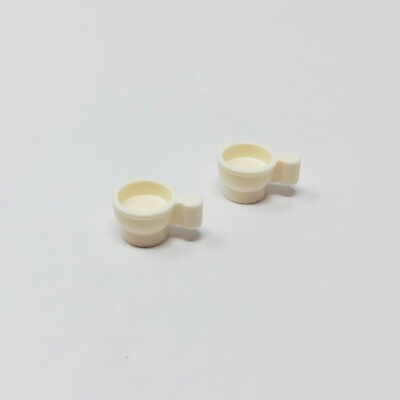 38014 LEGO Utensil TEA CUP Minifigure ACCESSORY White (2) | eBay