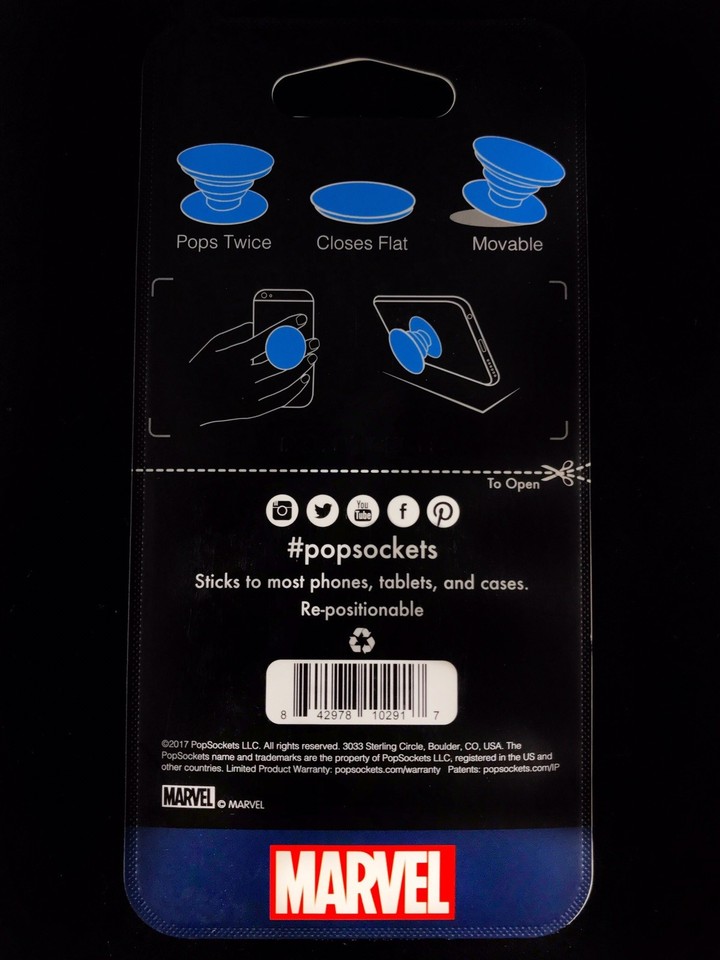 Authentic PopSockets Marvel Avengers Logo PopSocket Pop Socket Phone ...