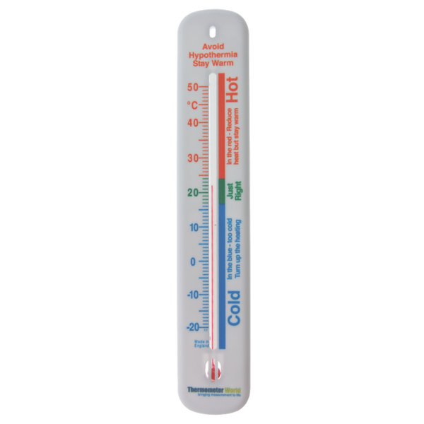 215mm Hypothermia Thermometer Wall Cold Temperature Elderly Healthcare ...