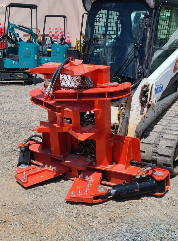 AGT Tree Shear for Skid Steer Tree Forestry Cut-Off with Grapple ...
