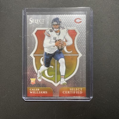 2024 Panini Select Caleb Williams Select Certified #1 Rookie RC Chicago ...
