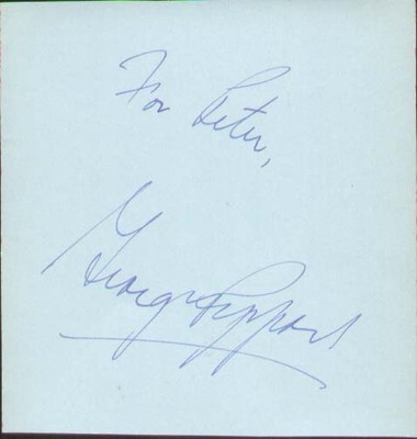 GEORGE PEPPARD SIGNED AUTOGRAPH | eBay