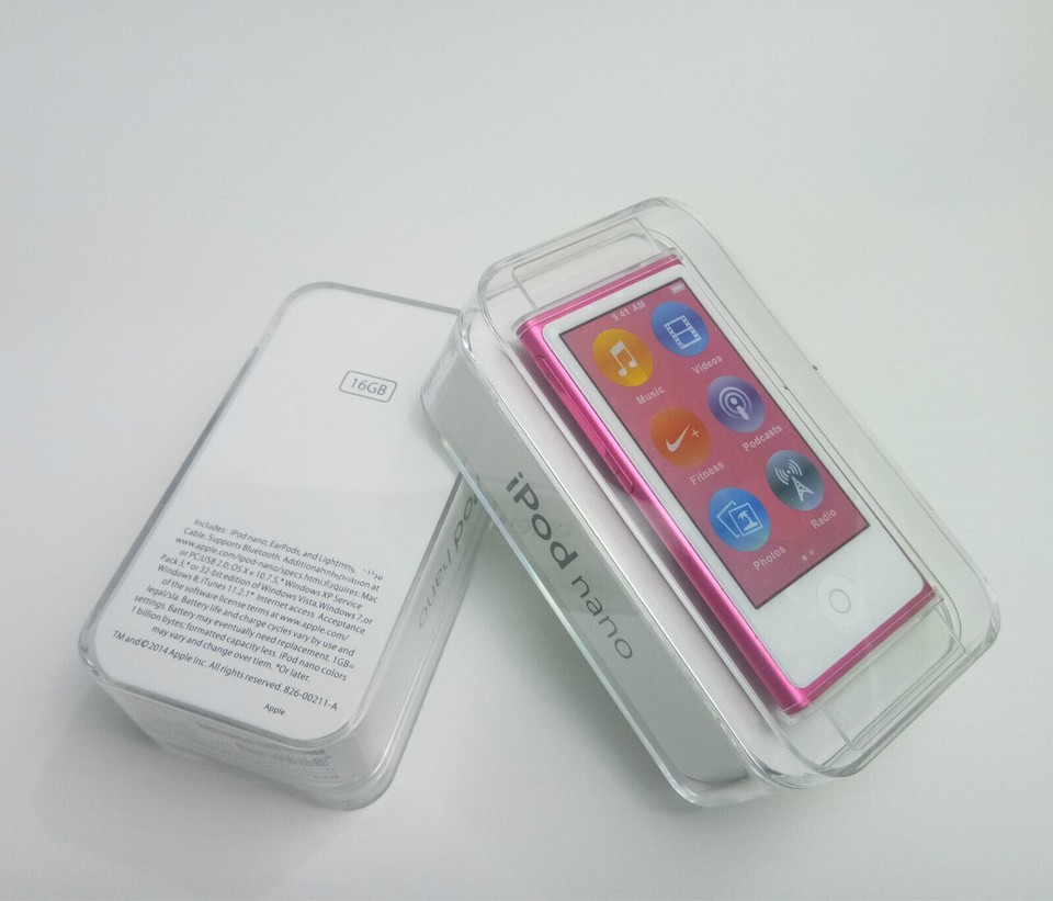 NEW! Apple ipod Nano 7th 8th Generation 16GB MP3（Sealed Retail Box) All ...