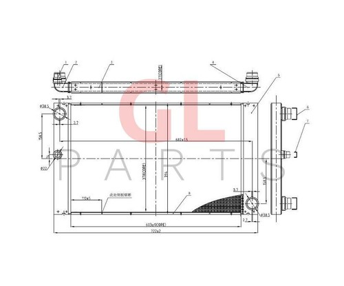 Radiator Engine Cooling FOR BMW 7 E65/E66 2001-2004 17117795878 New | eBay