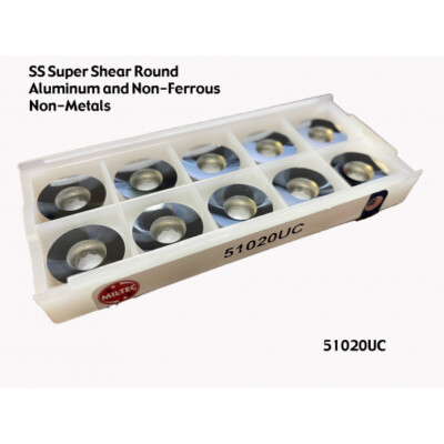 10pcs R-SS-312-2-0-UC Round Mil-Tec Inserts For the Freedom Cutters ...