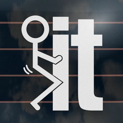 F*CK IT Sticker 120mm fck stick figure family fk it vinyl window decal ...