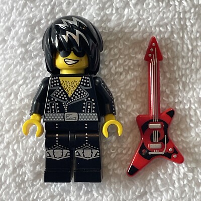 LEGO Minifigure Minifig CMF Series 12 Rock Star COL190 71007 NICE!! | eBay