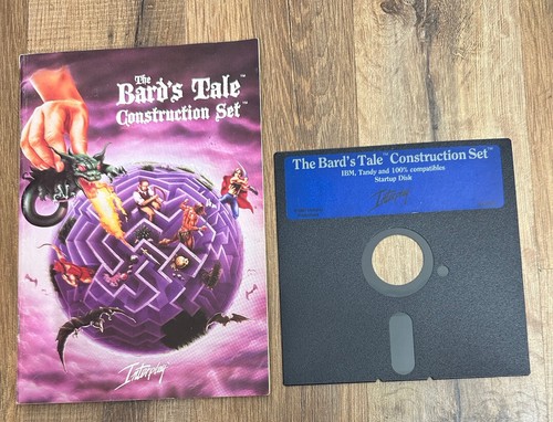 VTG 1991 The Bards Tale Construction Set Startup Disk Game PC 5.25 ...