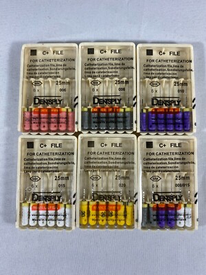 Dentsply Maillefer C+ file Endodontic stainless steel 25mm All sizes 30 ...
