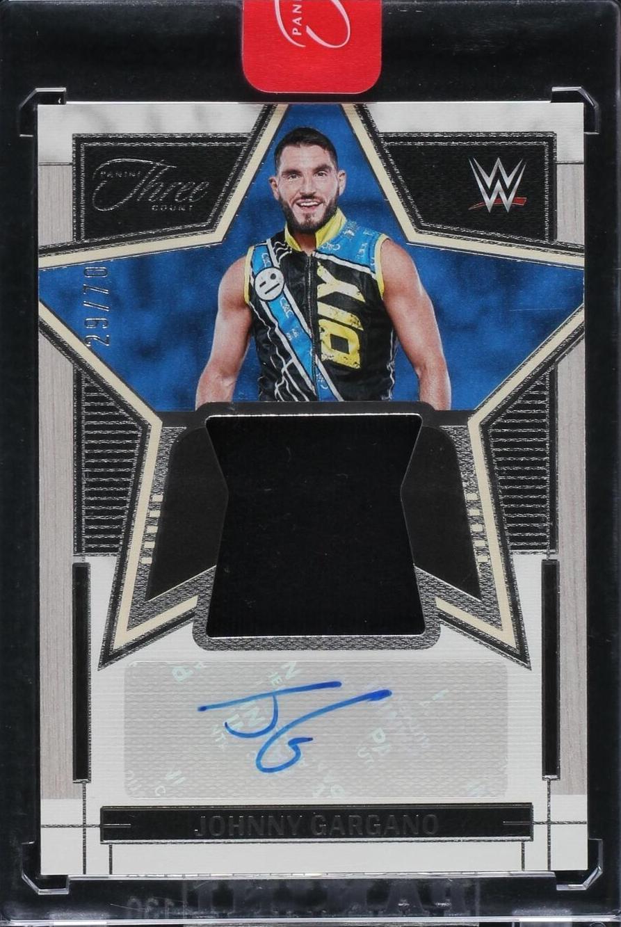 2024 Panini Three Count WWE - Superstar Swatches Autographs Johnny ...