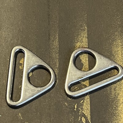 2pcs Flat Triangular Ring. For 1.5” Webbing | eBay