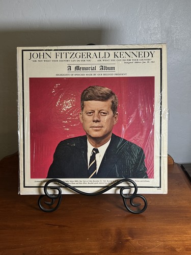 John Fitzgerald Kennedy J. F. K. A Memorial Album Speech Vinyl Record ...