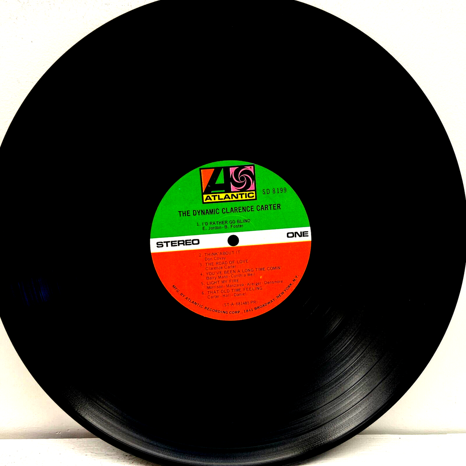Clarence Carter The Dynamic 1969 Vinyl Atlantic Records 1st Press | eBay