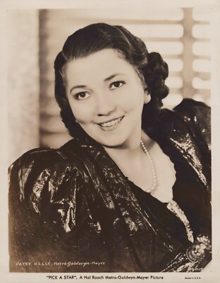 HOLLYWOOD BEAUTY PATSY KELLY STUNNING Portrait STYLISH POSE 1930s Photo ...