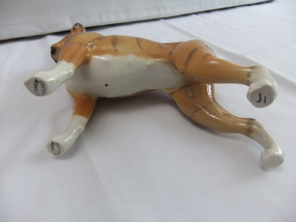 Vintage Beswick Boxer Dog Standing Gloss, Model no. 3081 Height 14x17x6 ...