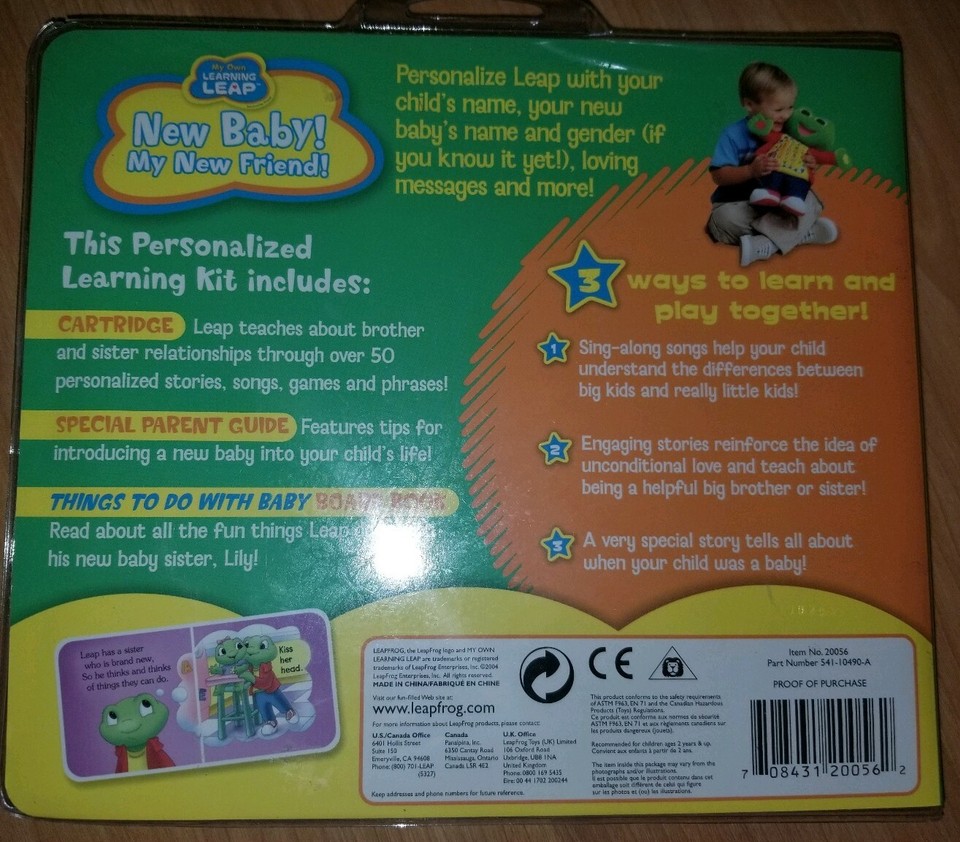 Leap Frog New Baby My New Friend For My Own Learning Leap Interactive Friend! | eBay