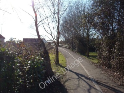 Photo 6x4 Cycle route 33 Weston-super-Mare Here is cycle route 33 ...