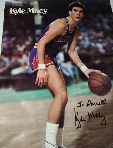Vintage Autograph Kentucky Legend NBA Phoenix Suns Kyle Macy Poster 22 ...
