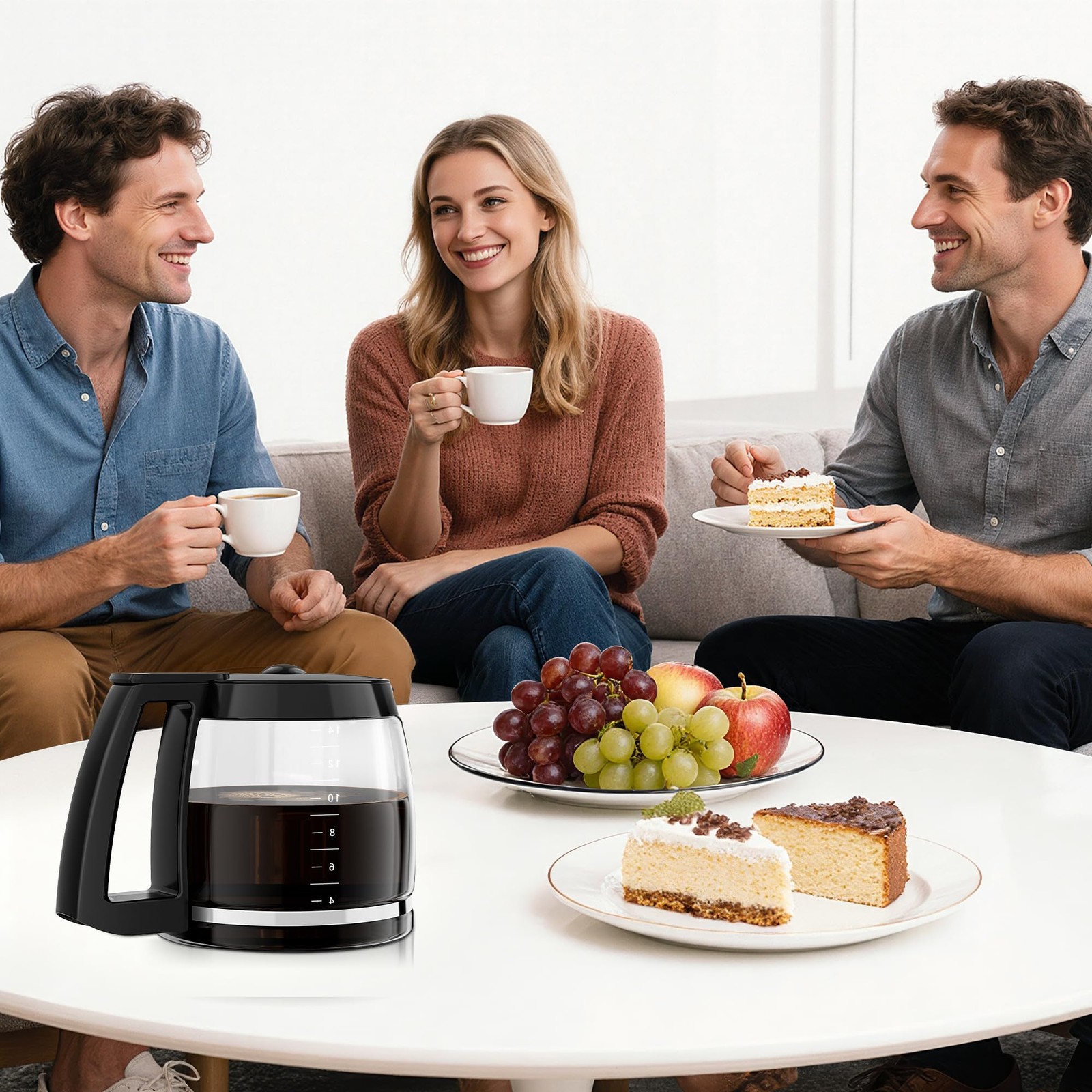 14 Cup Coffee Pot Replacement Compatible with Cuisinart Coffee Makers ...