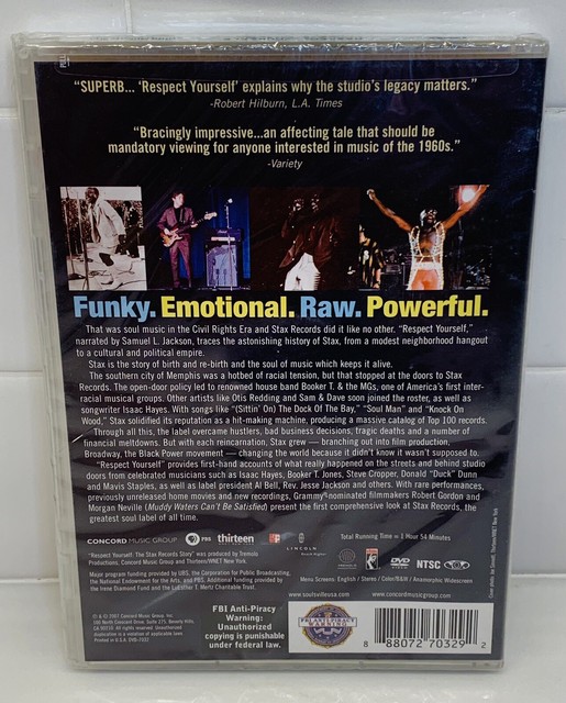 Respect Yourself: The Stax Records Story (DVD, 2007) for sale online | eBay