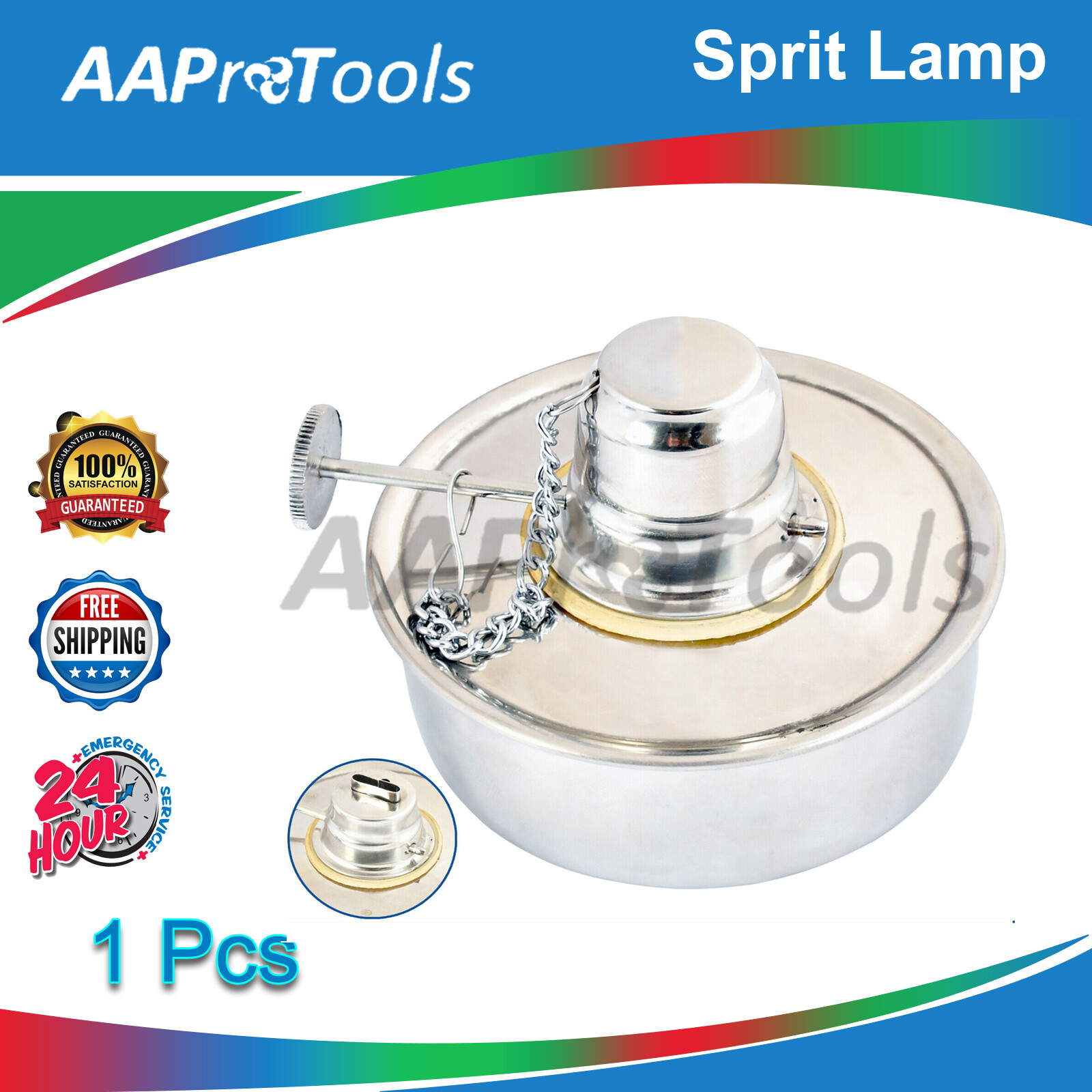 Spirit Burner Lamp Round GLASS Alcohol Burner Methylated CHEMISTRY ...