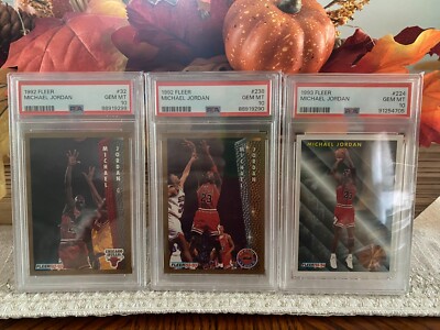 1992 Fleer Michael Jordan #32 PSA 10 -3 CARD LOT | eBay