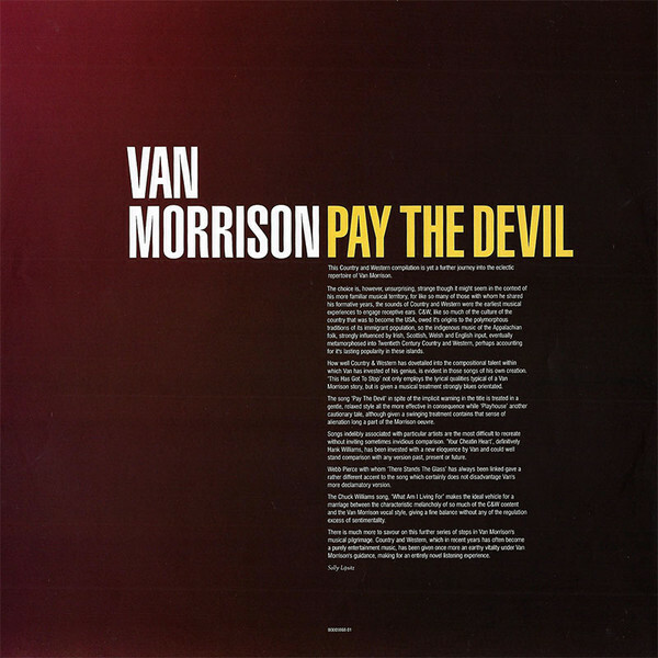 Pay the Devil [LP] by Van Morrison (Vinyl, Mar-2006, Lost Highway Records) 602498770740| eBay