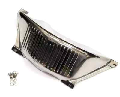 Turbo TH350 TH400 Aluminum Finned Dust Shield Flywheel Cover Polished ...
