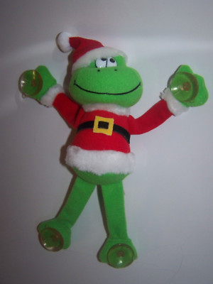 Vintage Russ Berrie Ribbet The Frog as Santa Window Cling | eBay