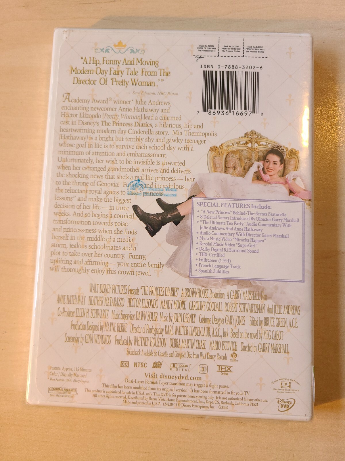 The Princess Diaries (DVD, 2001, Full Frame) for sale online | eBay