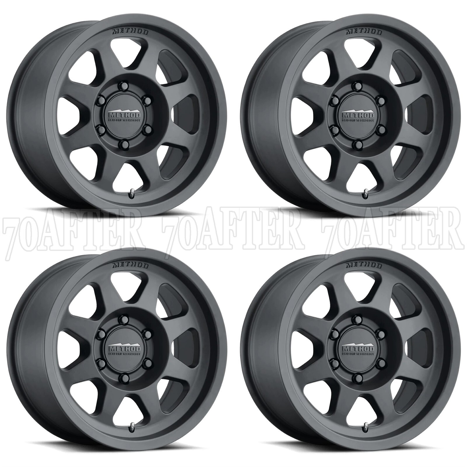 (4X) Method MR701 Bead Grip Wheels [18x9|6x139.7|ET:18|CB:106.25] Matte ...