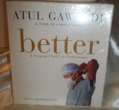 Complications: A Surgeon's Notes on Performance by Gawande Atul 6 CD ...
