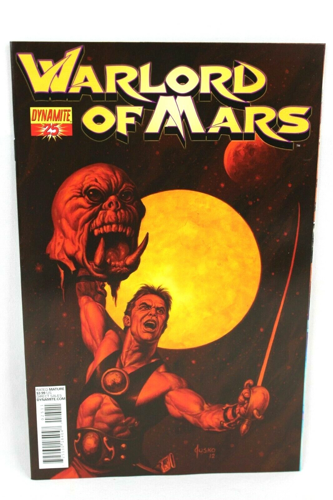 Warlord of Mars #25 Joe Jusko Cover Comic Dynamite Comics 2013 1st ...