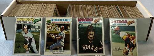 1977 Topps Baseball Vintage MLB Partial Set List Included Varying ...