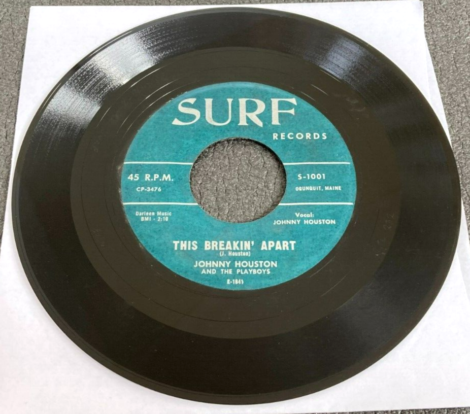 Johnny Houston: Rockin' on the Range/This Breakin'... 45 Surf ME ...