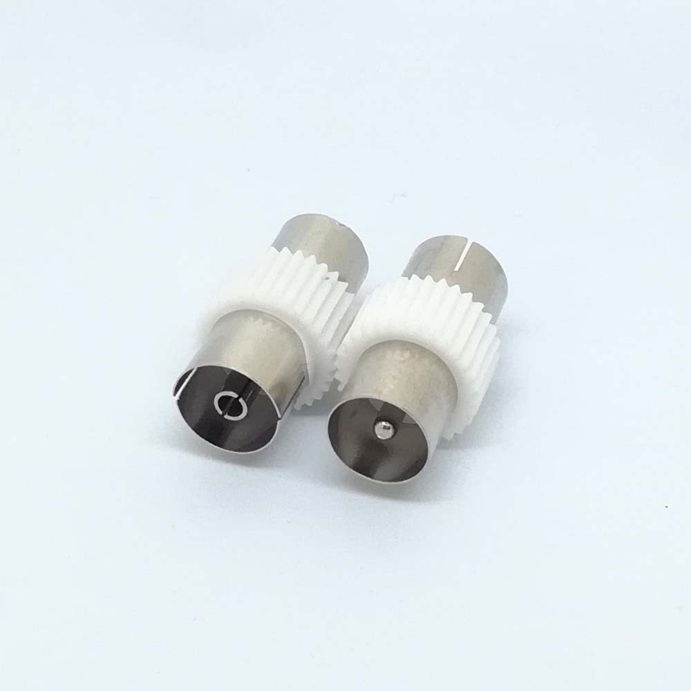 2Pcs PAL male Plug to PAL Female Plug Connector/Joiner ADAPTER for TV ...