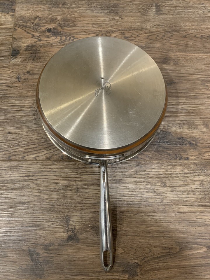 Pan Emeril 10” Inch 3 qt Skillet Stainless Steel Copper Core Saute Fry ...