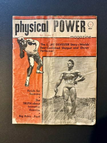 Physical Power Vol. 3 No. 2 1962 Vintage Male Beefcake Magazine | eBay