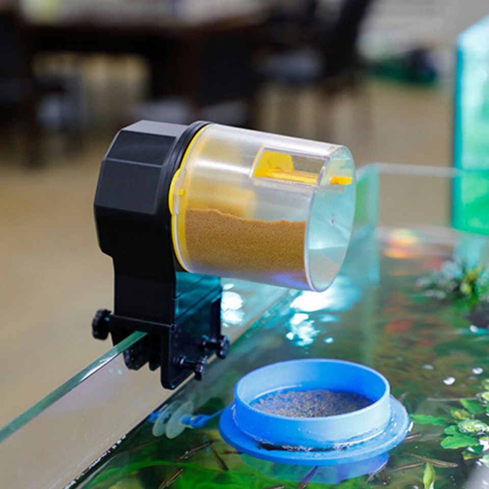 Fish Tank Feeder Automatic Turtle Feeder Aquarium Feeder Automatic Fish ...