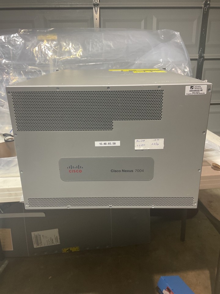 Cisco N7K-C7004 Nexus 7000 Series 4-Slot Chassis w/ N7K-F248XP-25E, 2 ...