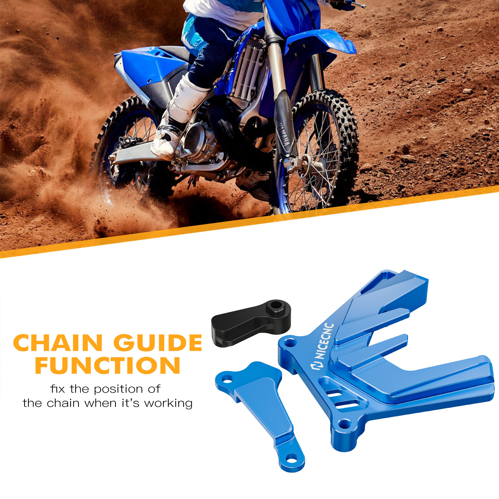 For Yamaha YZ250 YZ250X Front Sprocket Cover Chain Guard Protector 2000 ...