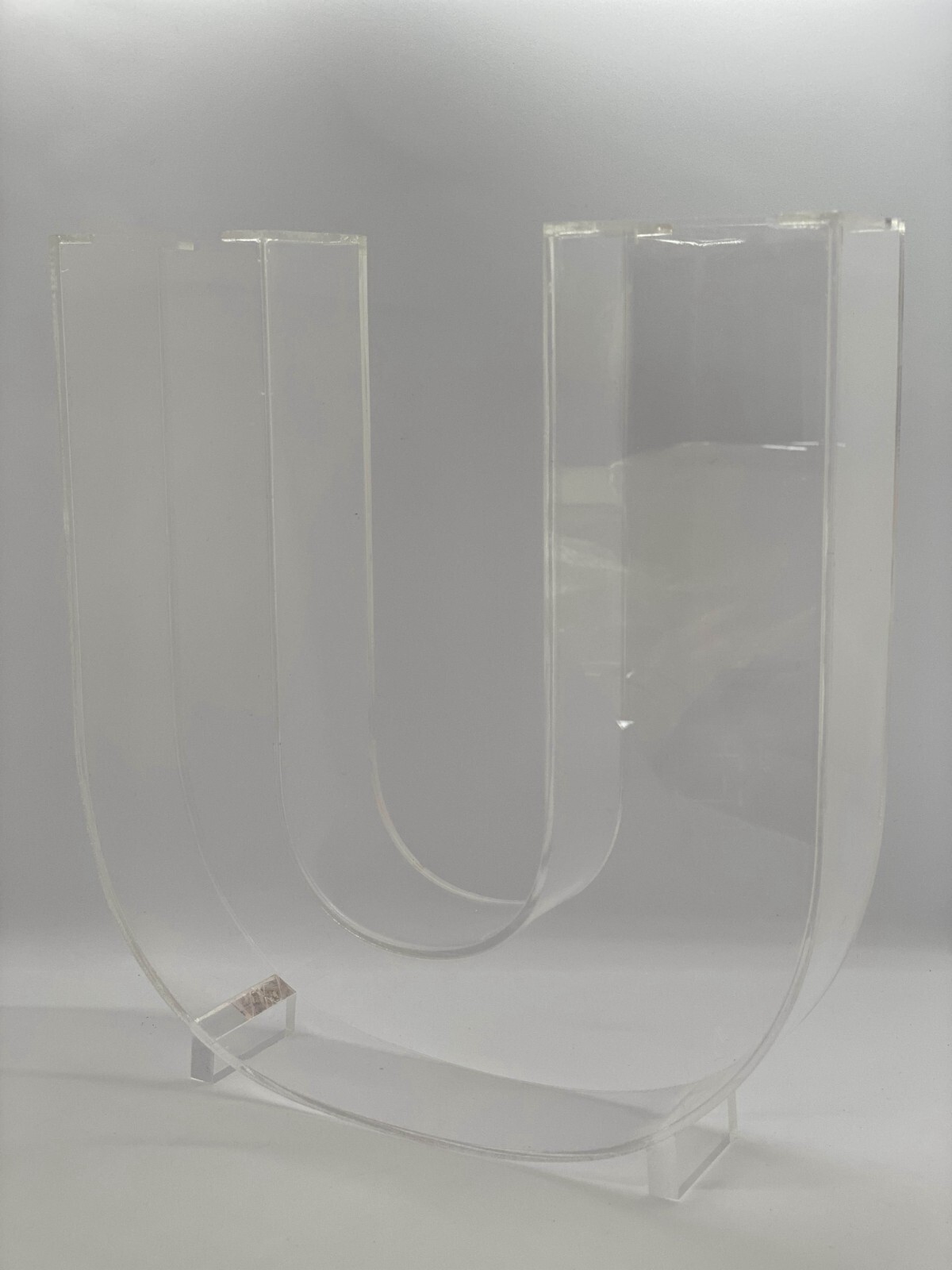 Acrylic Fillable Letter (U) - 28cm | eBay